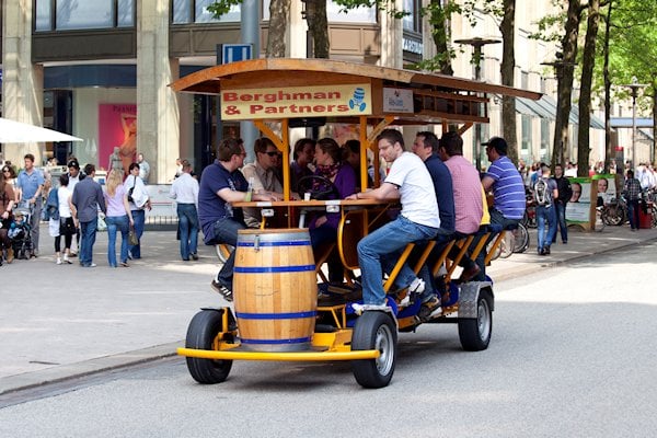 "Hoe komen wij zonder bierfiets op ons werk?"